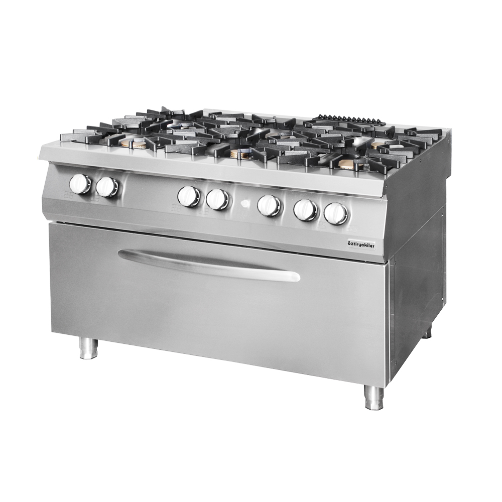 Cocina con horno panorámico 6 quemadores, Mod FI5 6703