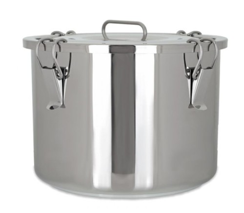 RECIPIENTE INOX CALDOINOX SENCILLO CAP 15 LTS